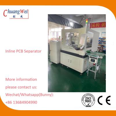 China Máquina Inline do router do PWB da eficiência elevada com a lâmina da ruptura que verifica a função à venda
