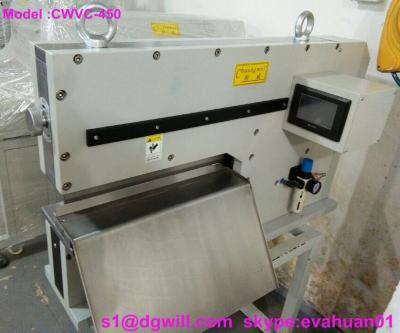 Cina lunghezza di taglio Pre-segnata della macchina del separatore del PWB fino a 480MM, PWB Depanelizer in vendita