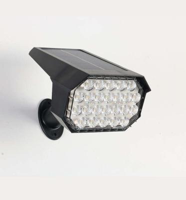 China 50000 Hours Working Time 24 Leds Solar Spotlight for Pathway Courtyard Landscape for sale