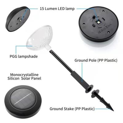 China ABS PC Lamp Body Material Solar Pathway Lights Whole Decorative Solar Garden Lights for sale