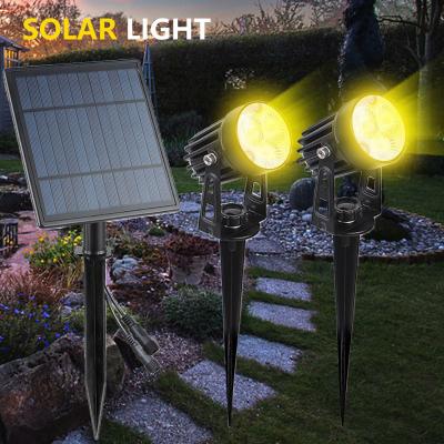 Cina Luci solari Ip65 Lampade impermeabili per giardini in RGB Paesaggio bianco caldo/freddo in vendita