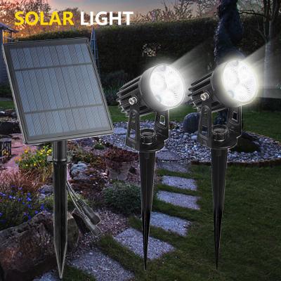 Cina Luci solari Ip65 Lampade impermeabili per giardini in RGB Paesaggio bianco caldo/freddo in vendita