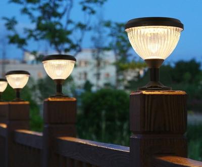 中国 アルミ 庭 太陽光 リブライト 庭灯 屋外 防水 LED ランプ 屋外用 販売のため