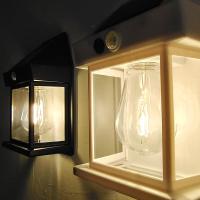 China Double Light Source Adjustable Solar Charging Wall Led Light with 8m Sensing Distance for sale