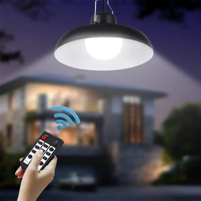 China 270° Beam Angle Solar Chandelier Color Temperature CCT 6000K-7000K Hanging Lamp Remote for sale