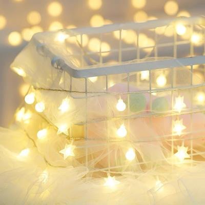China Christmas Decorations 1KG Battery Operated Star Light String Fairy Lights for Festive for sale