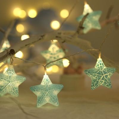 中国 10 LED クラックスター フェアリーストリングライト クリスマスパーティー 結婚式 祝日飾り 販売のため