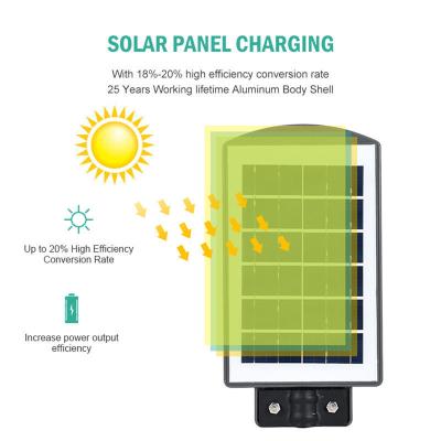 China Lâmpadas de rua solares de 50-300W de alta potência de indução de luz para iluminação de estradas e jardins à venda