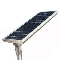 Quality Outdoor Lighting 100w Solar Street Light with 80 Color Rendering Index and 120° for sale