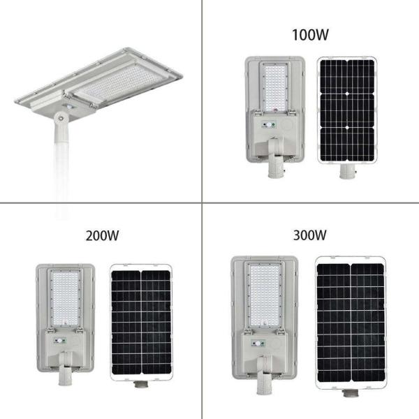 Quality Outdoor Waterproof Solar Light 100W 200W 300W Integrated All In One Led Street for sale