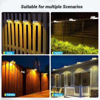 Cina Lampada di recinzione a LED a energia solare impermeabile 100lm/w ABS PC Garden Light per cortile in vendita