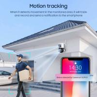 China 4 Mega Pixel Wireless Speed Dome Security Camera with Multiple Lens and Cloud Storage for sale