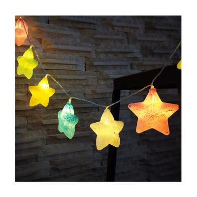 Cina Colorato Led Star Crack Light String Pentagramma 3d per festa di festival Decorazione della camera da letto in vendita