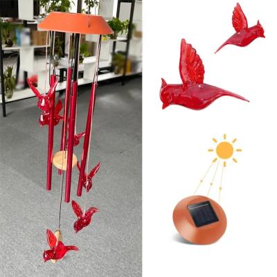 Cina Decorazione per la casa LED Vento solare Chimes Luce con design esterno impermeabile e colorato in vendita