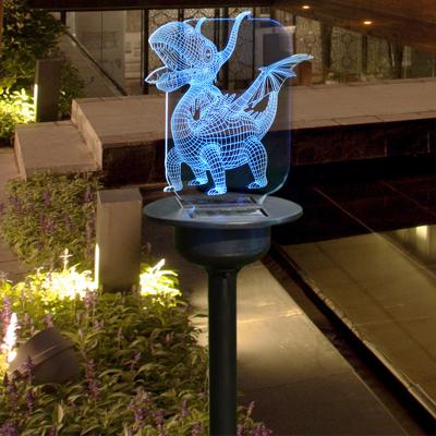 Cina Lampada di prato a LED solare IP65 impermeabile per cortile per decorazioni di giardini in vendita