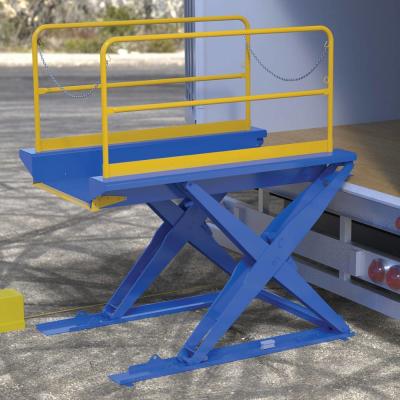 China 2000kg Hydraulic Lift Loading Dock Stationary Hydraulic Scissor Dock Lift for sale