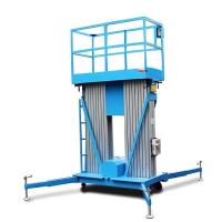 China 16M Telescopic Lift Platform Two Mast Hydraulic Elevated Work Platform for sale
