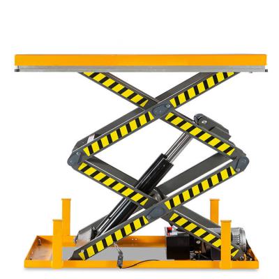 China Vaste schaarophefplatform Hydraulische 3m-opheftafels voor magazijnfabriek Te koop
