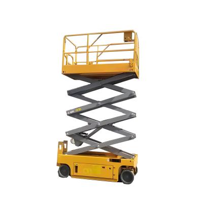 China 230kg 450kg Electric Mobile Scissor Lift Platform Self Propelled Lifting Table for sale