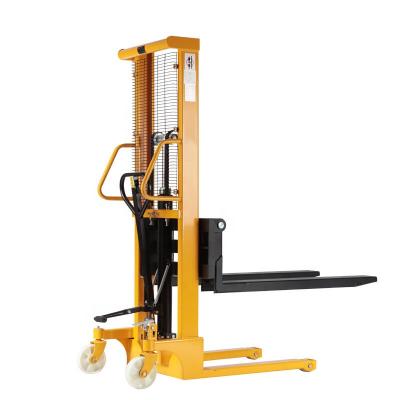 China Manual Lift Stacker Cargo Handling Pallet Stacker Reclaimer for sale
