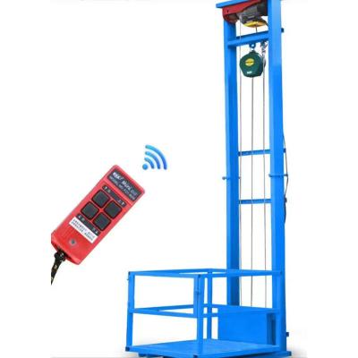 Cina 500 kg 1000 kg ascensore di magazzino per carico ascensore elettrico per merci verticale in vendita