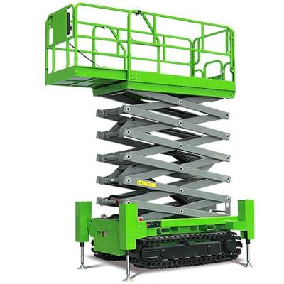 Cina 8m 10m self-propelled hydraulic scissor crawler lift per il lavoro aereo in vendita