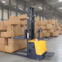 China Electric Pallet Stacker Self Loading Stacker Forklift 1.5ton 2ton for sale