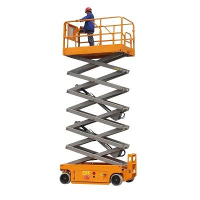 China 6m - 14m Electric Hydraulic Self Propelled Scissor Lifts Aerial Work Platform for sale