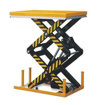 China 1 ton laadvermogen Elektrisch schaarhefplatform voor gebruik binnen Te koop