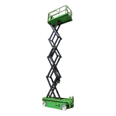 中国 12m 電動自走式シザーリフト 320kg 積載量 販売のため