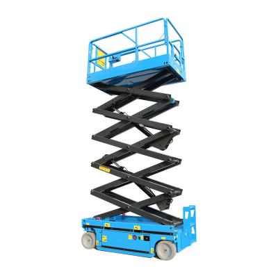 中国 電動自走シザーリフト 8m 作業高度 230KG 容量 販売のため