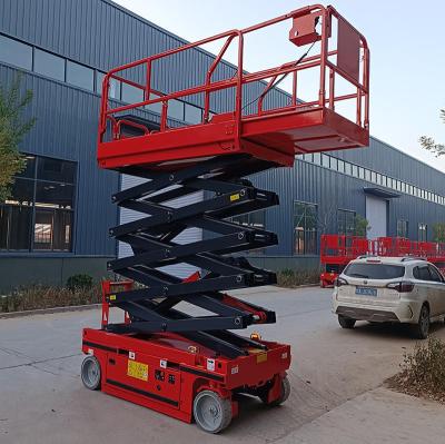 China Battery Powered Lift Tables Mobile Electric Self Propelled Hydraulic Scissor Lift Platform for sale