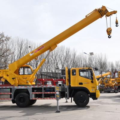 China 8 Ton Hydraulic Telescopic Boom Truck Cranes For Construction for sale