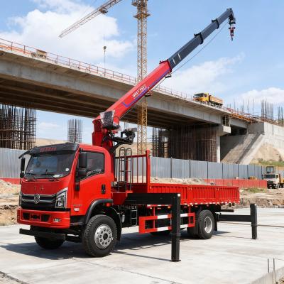 China 10ton 12ton Hydraulic Straight Arm Cargo Truck Mounted Crane for sale