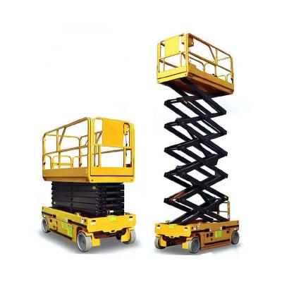China Electric Mobile Scissor Lift with 14m Working Height 320kg Load Capacity for sale