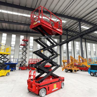 China Small Full Electric Hydraulic Self Propelled Scissor Lift 450kg Capacity for sale