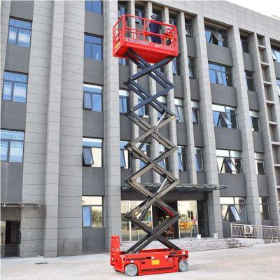 China Electric Hydraulic Scissor Lift Mobile 4 - 16m Height 350kg Load Capacity for sale