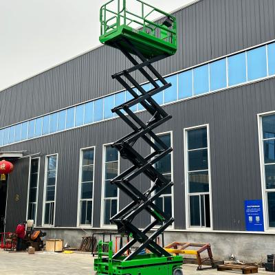 China Self Propelled Scissor Lift Platform Battery Powered Hydraulic Lifting Table for sale