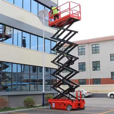 China Aerial Work Platform 8m 10m 12m Hydraulic Scissor Lift Platform for sale