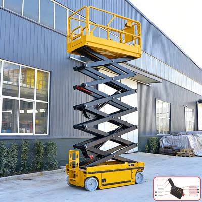 China Electric Scissor Lifter 8m Lifting Work Platform For Warehouse Use for sale