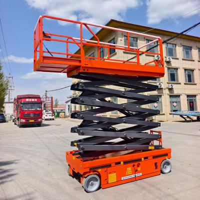 China 6m 8m 10m Compact Scissor Lift Hydraulic Small Scissor Lift Platform for sale