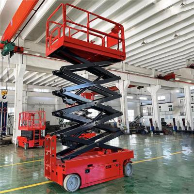 China 10m 12m 14m 16m Scissor Lift Platform Hydraulic Electric Self Propelled Scissor Lift for sale