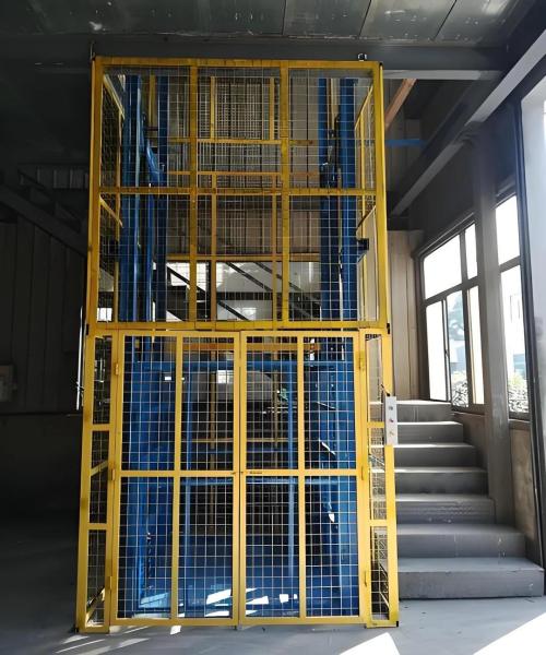 Quality Electric Cargo Lift Hydraulic Caged Freight Elevator Warehouse Goods Vertical Handling for sale