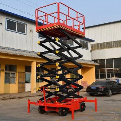 China Durable Mobile Scissor Lift Work Platform 10m 12m For Outdoor Operations for sale