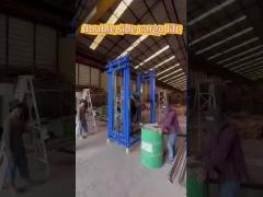 Wandgebouwde industriële vrachtlift 9m Hydraulische goederenlift