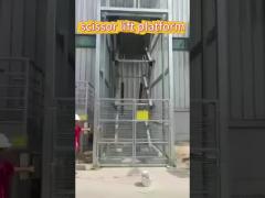 Plataforma de elevación de tijeras hidráulica estacionaria 1000 kg Mesa de elevación de tijeras doble hidráulica