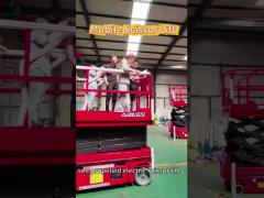 Mobiles hydraulisches Scherelift-Plattform 12m selbstfahrender Scherelift