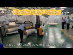 Economisch elektrisch palletstapler met batterij 2t 4,5m