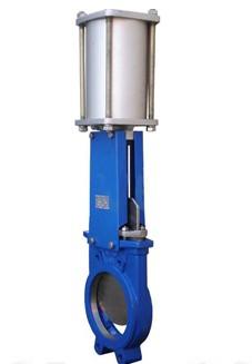 China Pneumatic wafer type Knife Gate Valve for sale