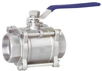 China 2PC Stainless Steel ISO 5211 Ball Valve with Full Port / Flanged End PN16 Mounted Pad for sale